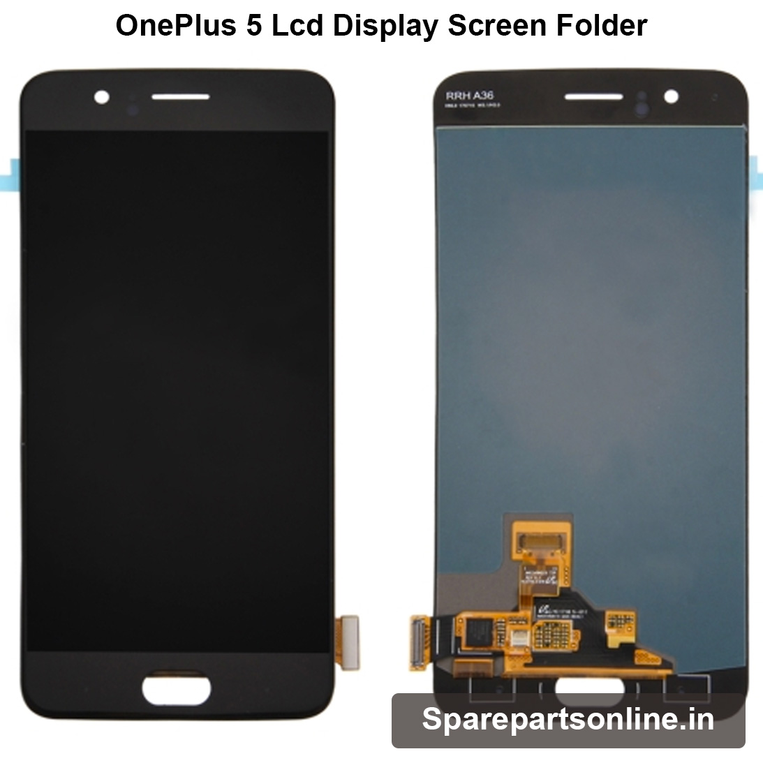 OnePlus 5 Black Lcd Screen Display Folder with Digitizer Combo ...