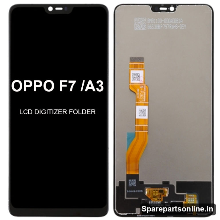Oppo F7 Black Lcd Display Screen Combo Folder With Digitizer Glass ...