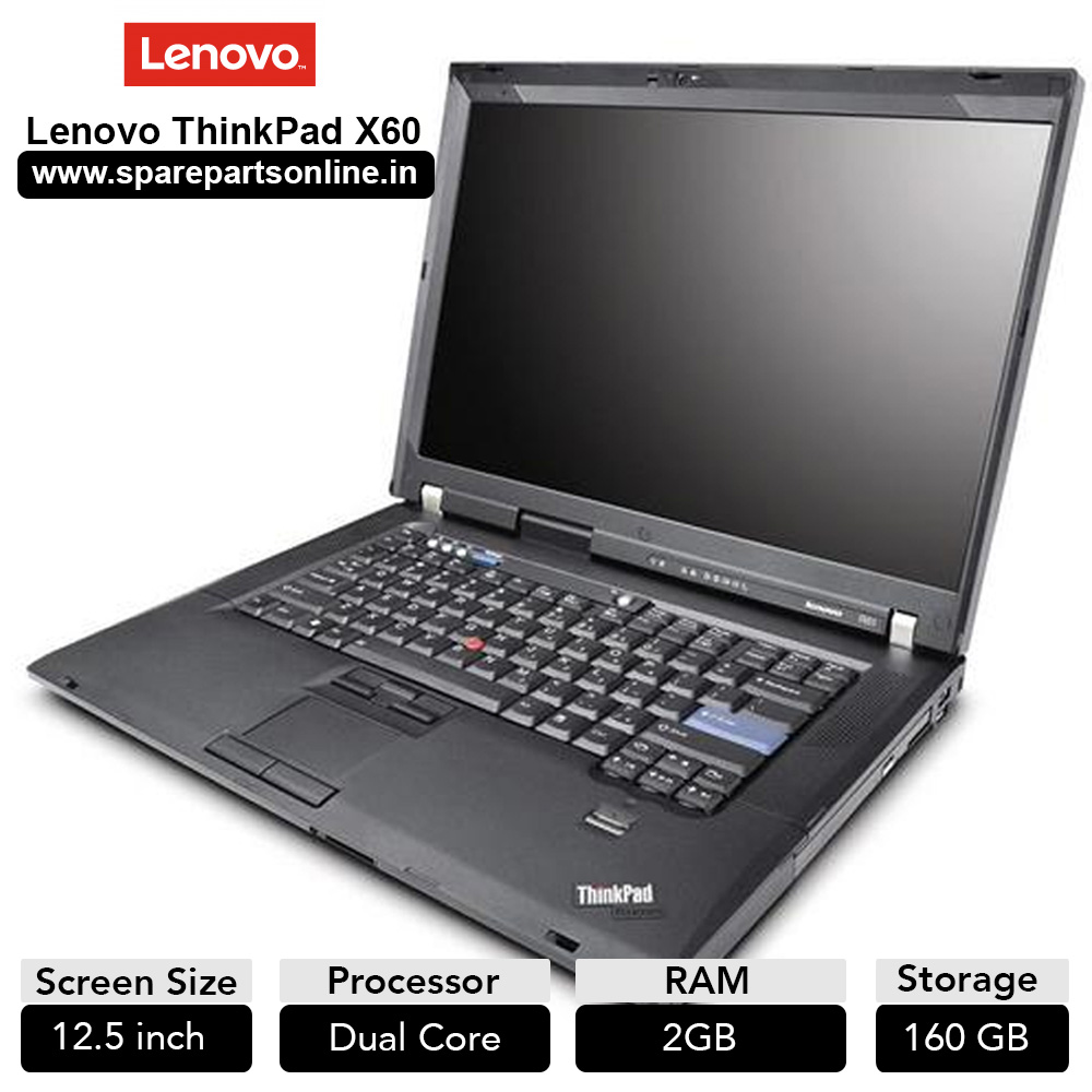 Lenovo ThinkPad X60 Used Laptop with 12.5 Inch Screen Dual Core 2GB RAM ...
