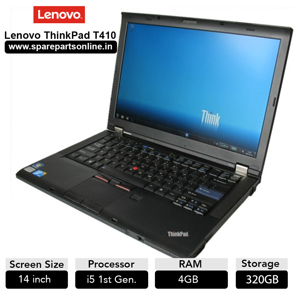Lenovo Thinkpad T410 Used Laptop with 14 inch Screen Core i5 (First Gen ...